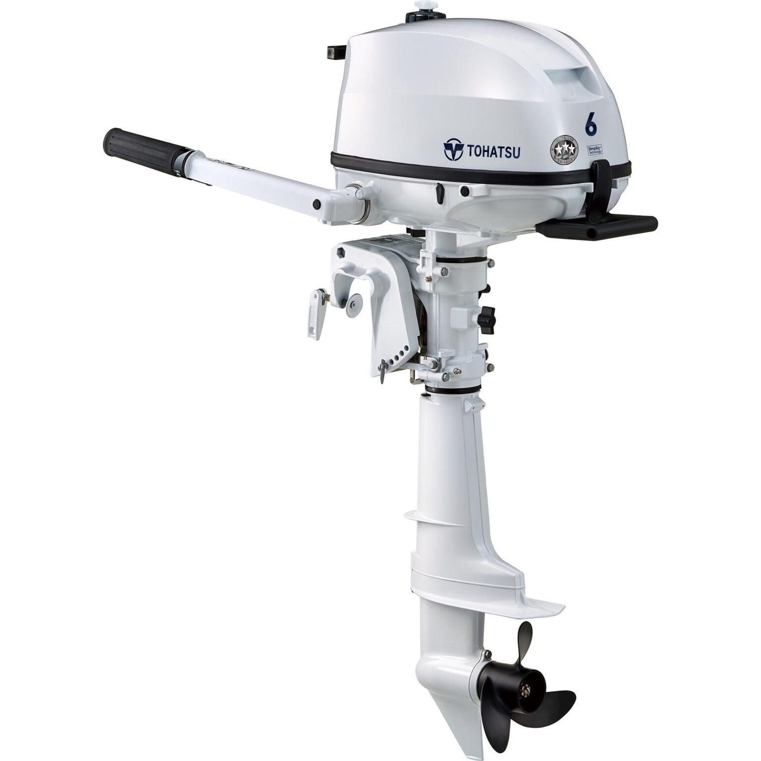 Tohatsu 6 HP Tiller Outboard Motor – MFS6 – 2024 - AR Engines